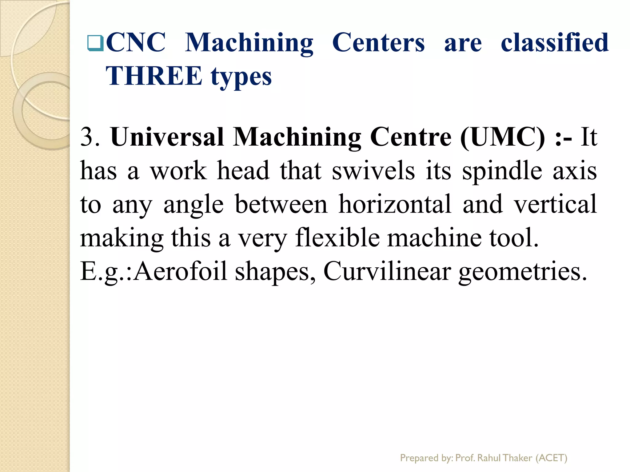 Chapter 3 CNC turning and machining centers | PDF