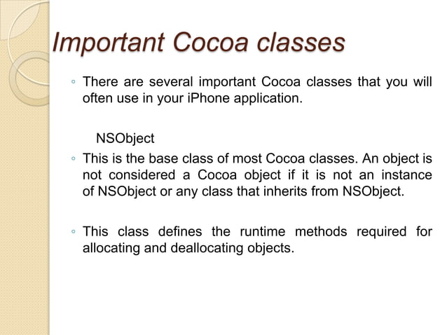 Cocoa And Mvc In Ios Ios Training Ahmedbad Ios Classes Ahmedabad Ppt