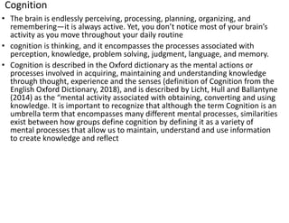 Chapter 3 Cognition (1).pdf imcludes psychology | PDF