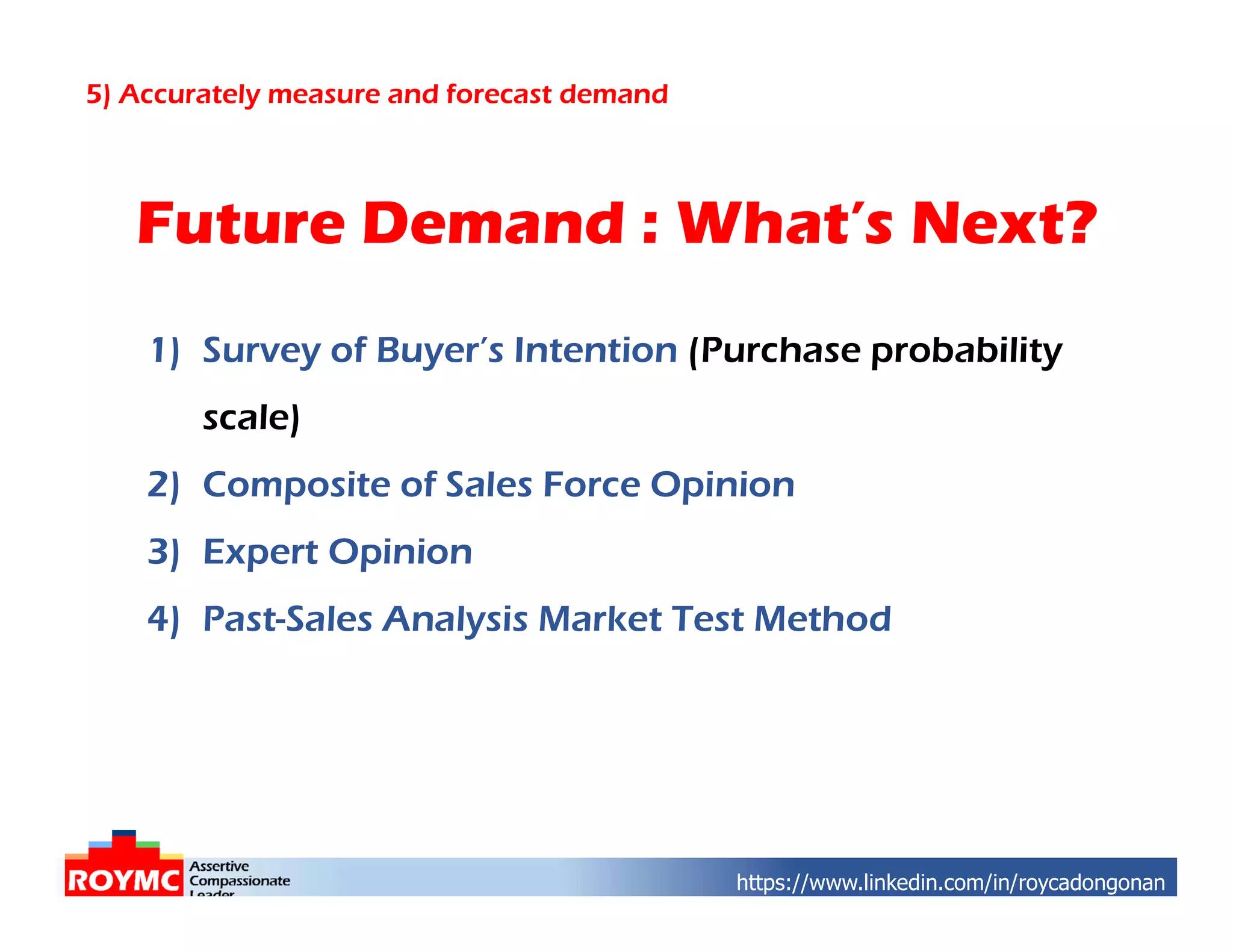 Chapter 3 Collecting Information & Forecasting Demand | PDF