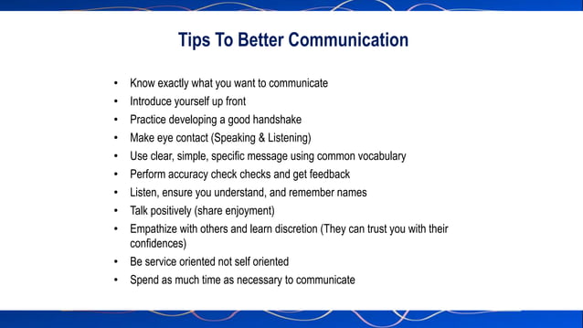 Chapter 3: Communication Skills | PPT
