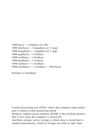 Chapter 3 Computer and Network ArchitecturesRobert Hoyt MDW.docx