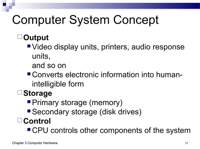 Chapter 3 computer hardware | PPT | Desktops | Computing