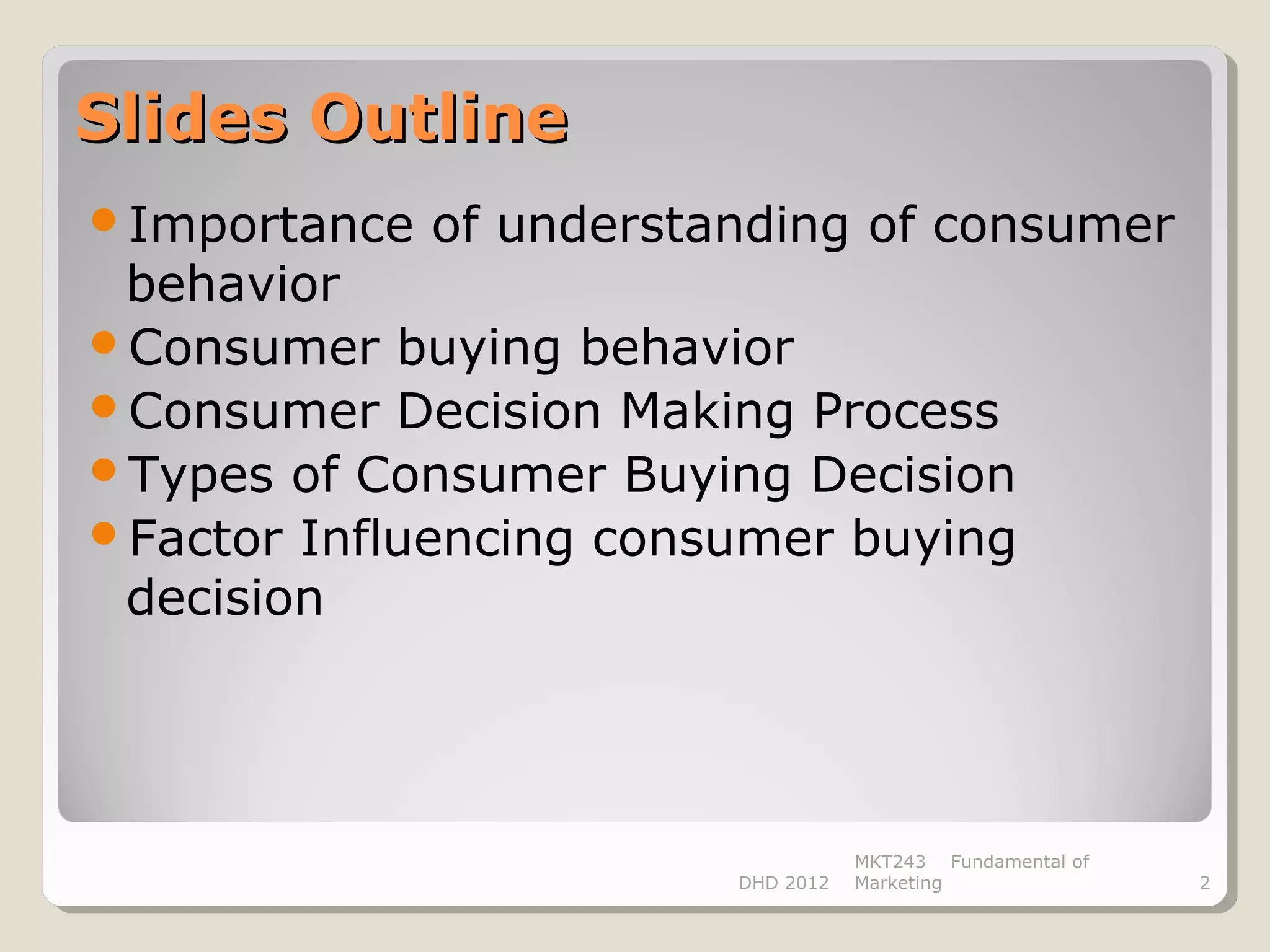 Chapter 3 (consumer decision making) | PPT