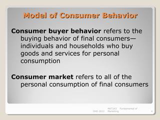 Chapter 3 (consumer decision making) | PPT | Business | Business and ...