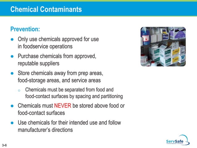 Chapter 3 Contamination Food Allergens and Foodborne Illness | PPTX