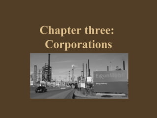Chapter 3 corporation | PPT