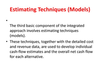 cost estimation techniques | PPTX