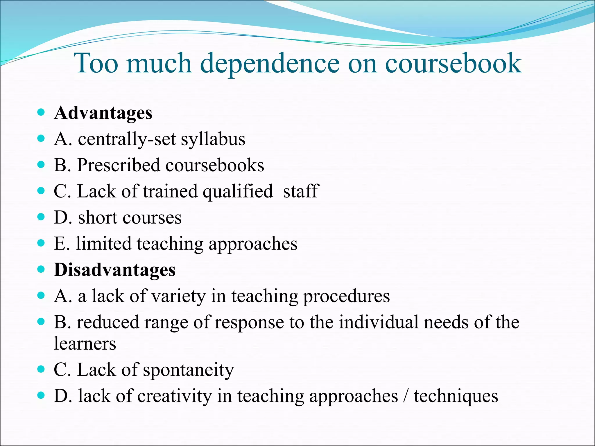 Coursebook Evaluation | PPT