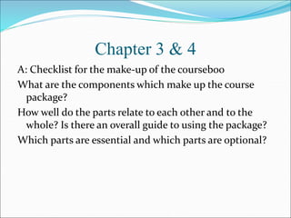 Coursebook Evaluation | PPT