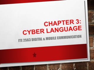 Chapter_3_Cyberlanguage.pptx | Operating Systems | Computer Software ...