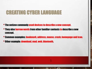 Chapter_3_Cyberlanguage.pptx | Operating Systems | Computer Software ...