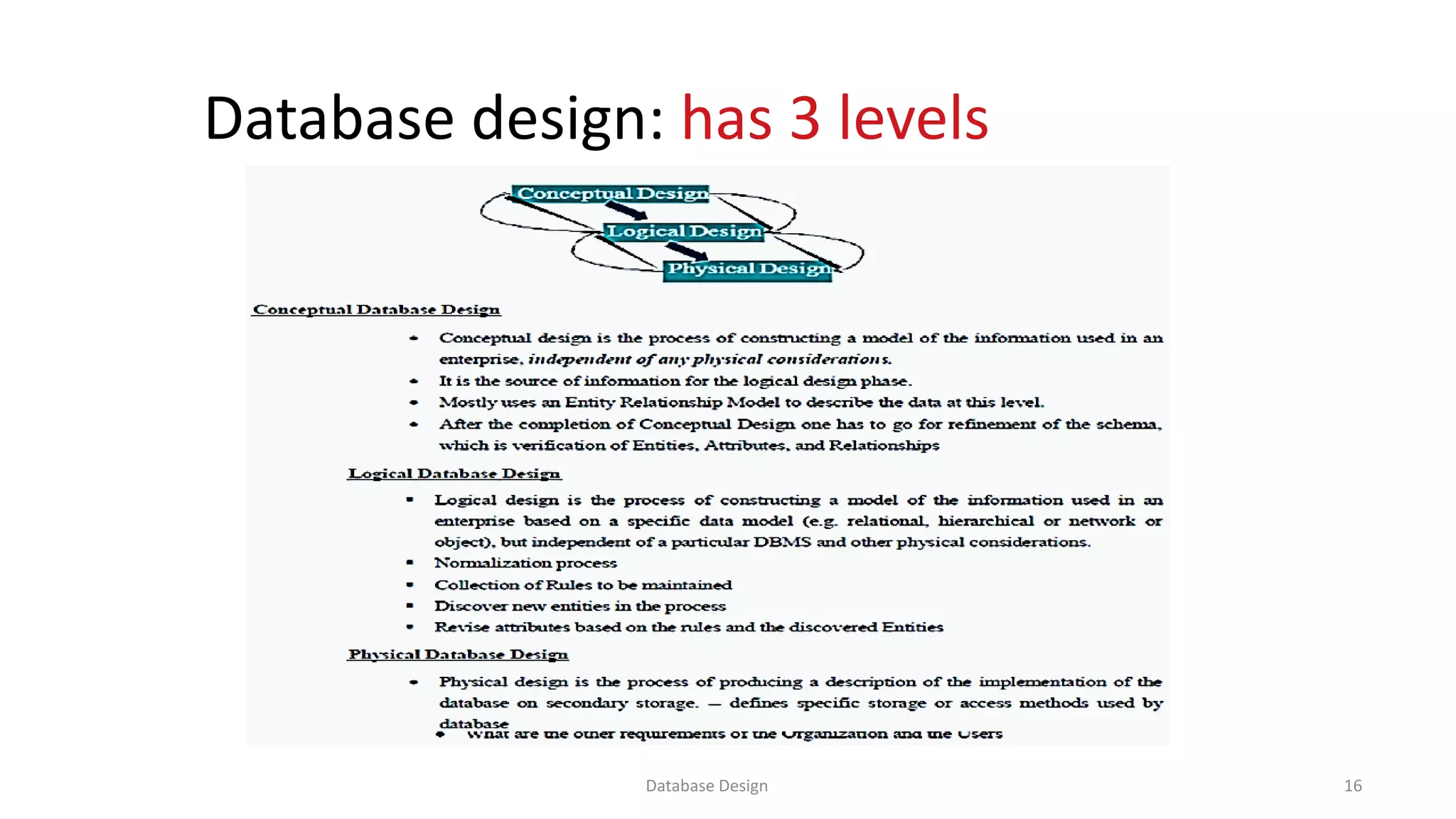 Chapter – 3 Database Design P-I.pdf | Databases | Computer Software and Applications