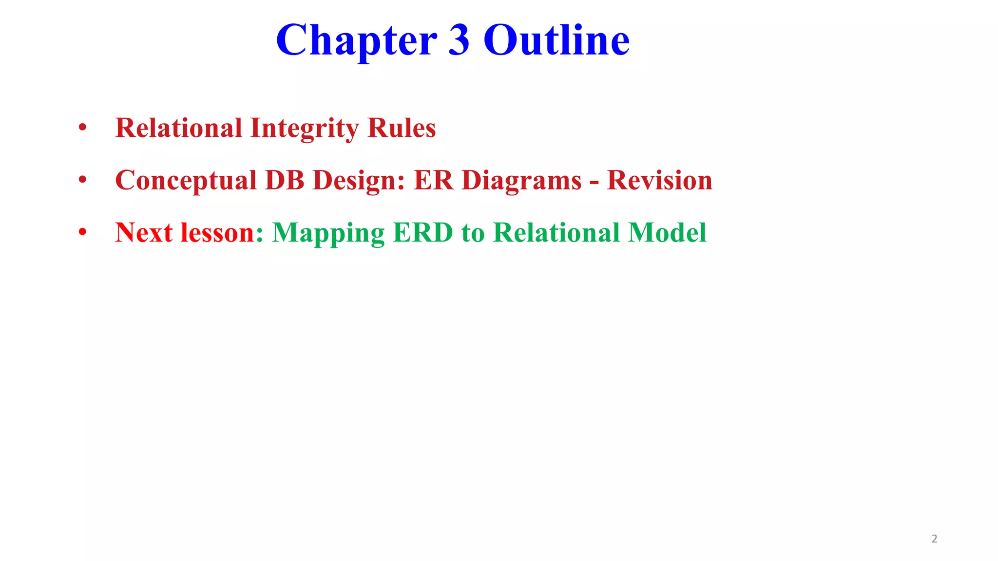 Chapter – 3 Database Design P-I.pdf | Databases | Computer Software and Applications