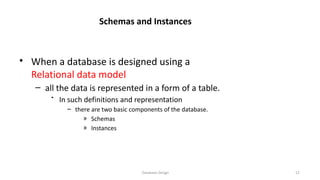Chapter – 3 Database Design P-I.pdf | Databases | Computer Software and Applications