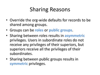 SFDC Database Security | PPT