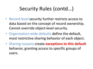 SFDC Database Security | PPT