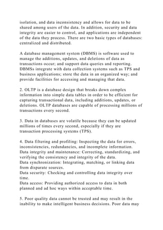 Chapter 3Data Management,Big Data Analytics, andRecords Ma.docx