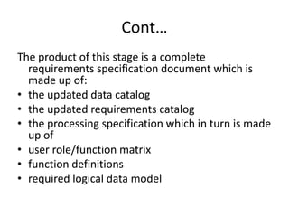 Structure system analysis and design method -SSADM | PPTX
