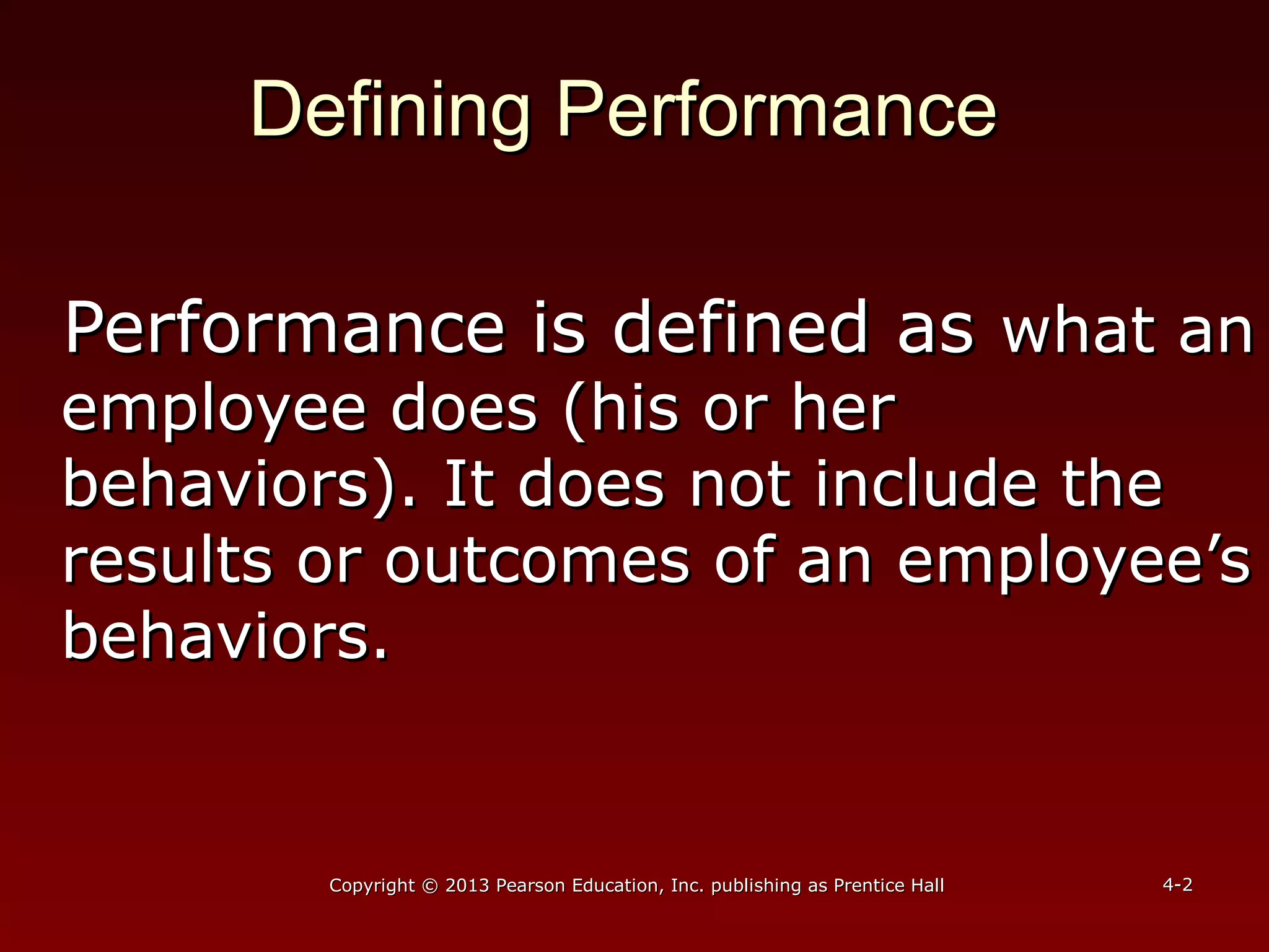 Chapter 3 defining performance and choosing a measurement approach | PPT