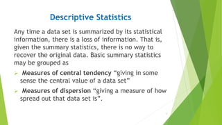 Comprehensive Introduction to Descriptive Statistics: Mean, Median ...