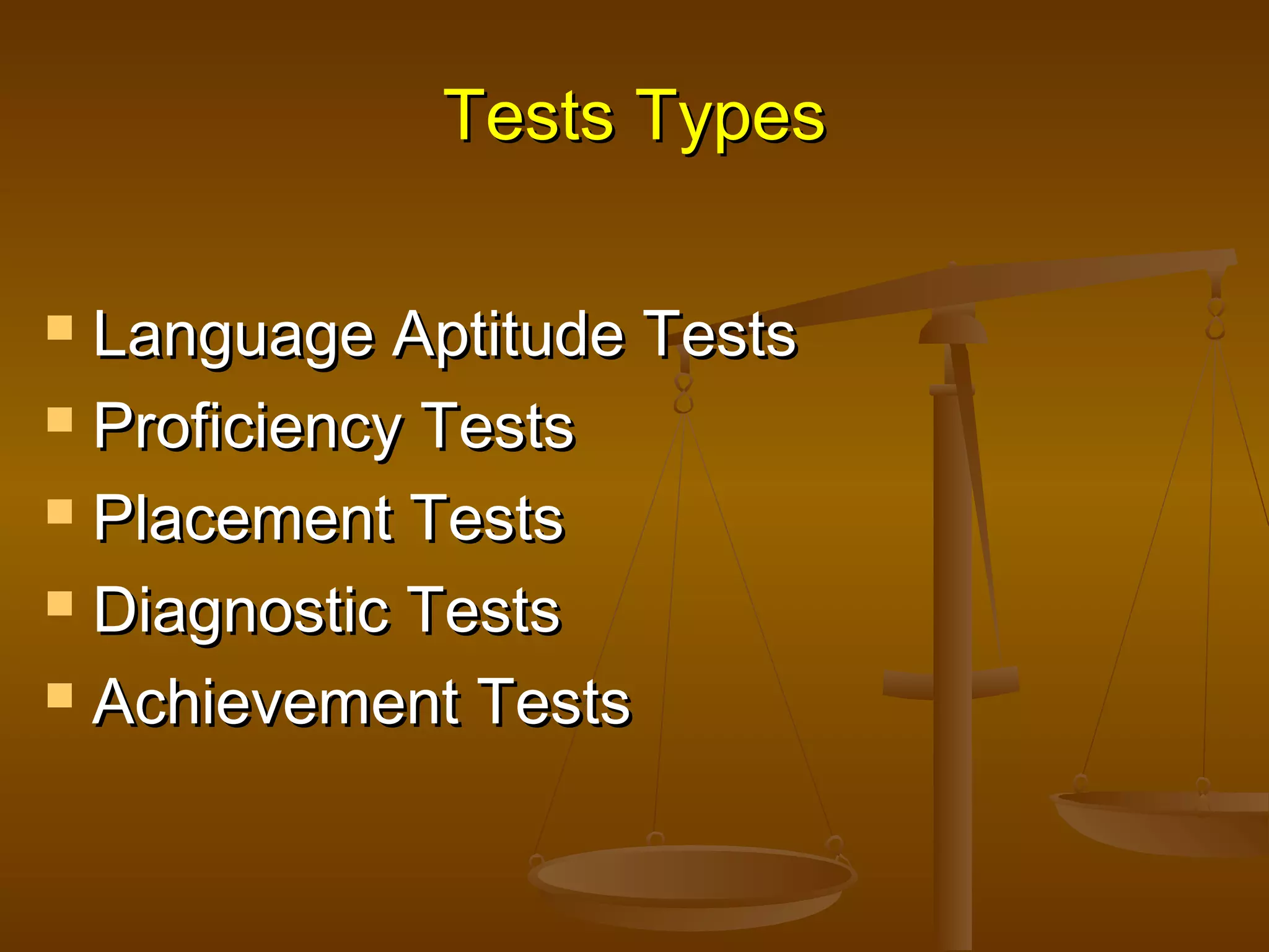 Chapter 3(designing classroom language tests) | PPT
