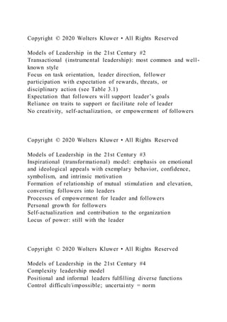 Chapter 3 Developing Effective Leaders to Meet 21st-Century | DOCX