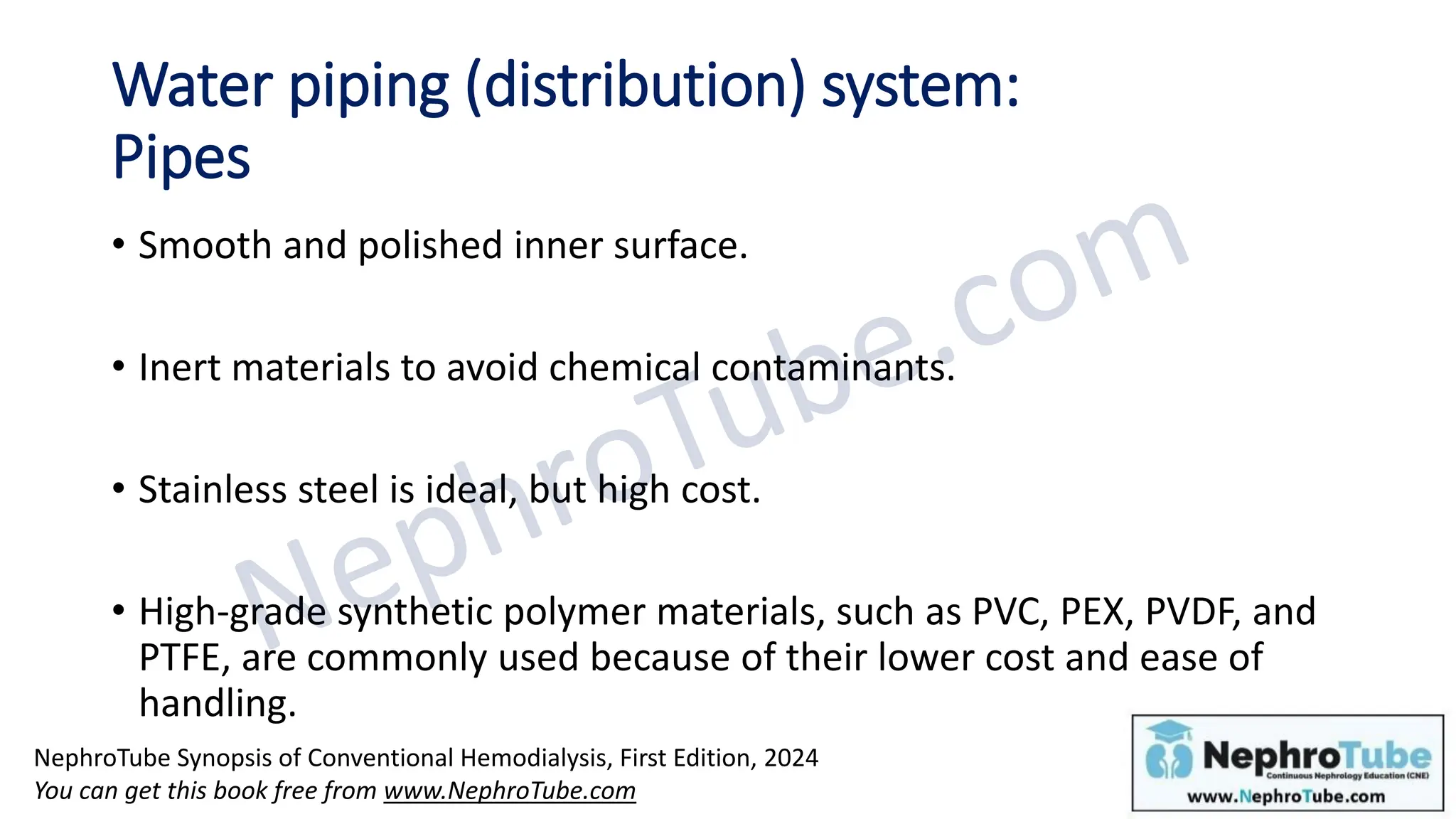 Hemodialysis: Chapter 3, Dialysis Water Unit - Dr.Gawad | PDF