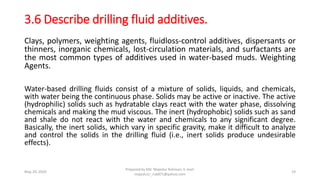 Drilling fluids | PPTX