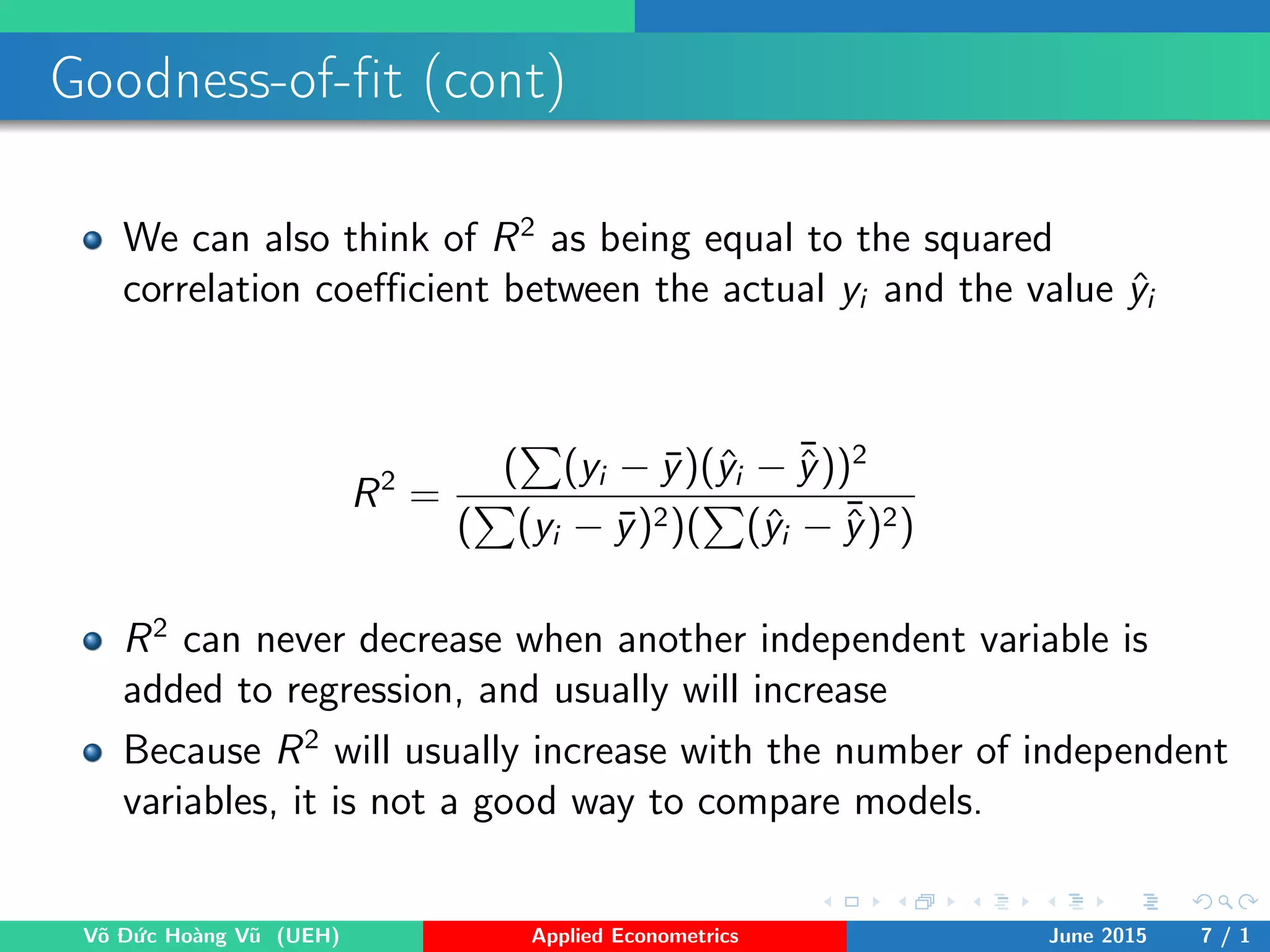 Chapter3 econometrics | PDF