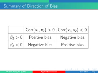 Chapter3 econometrics | PDF
