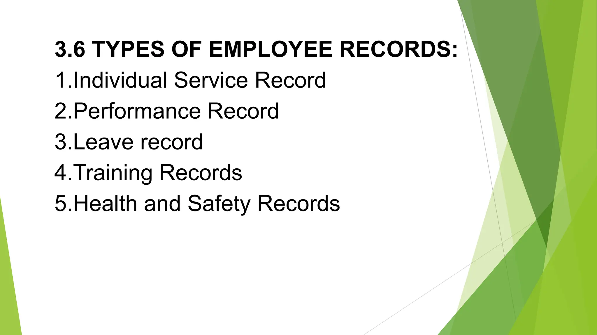 CHAPTER 3 Employee Record Management.pptx To understand the types of ...