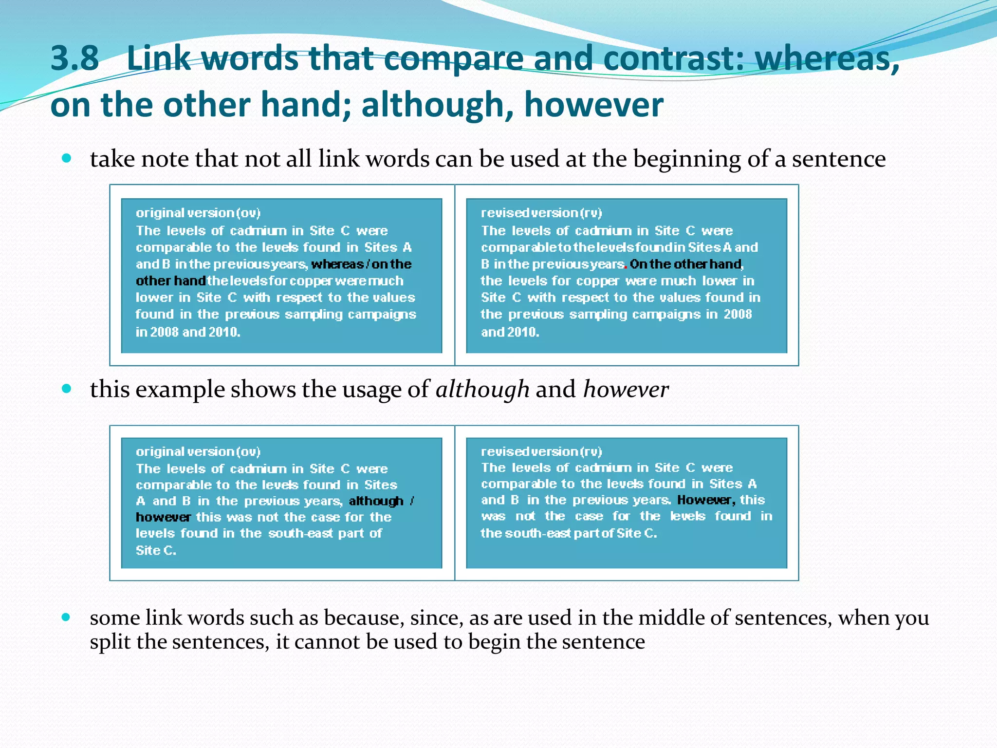 Chapter 3 Breaking up long sentences (ENGLISH FOR WRITING RESEARCH ...