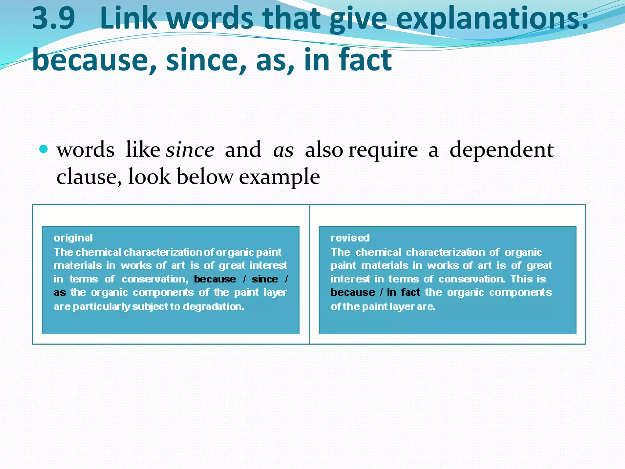 Chapter 3 Breaking up long sentences (ENGLISH FOR WRITING RESEARCH ...