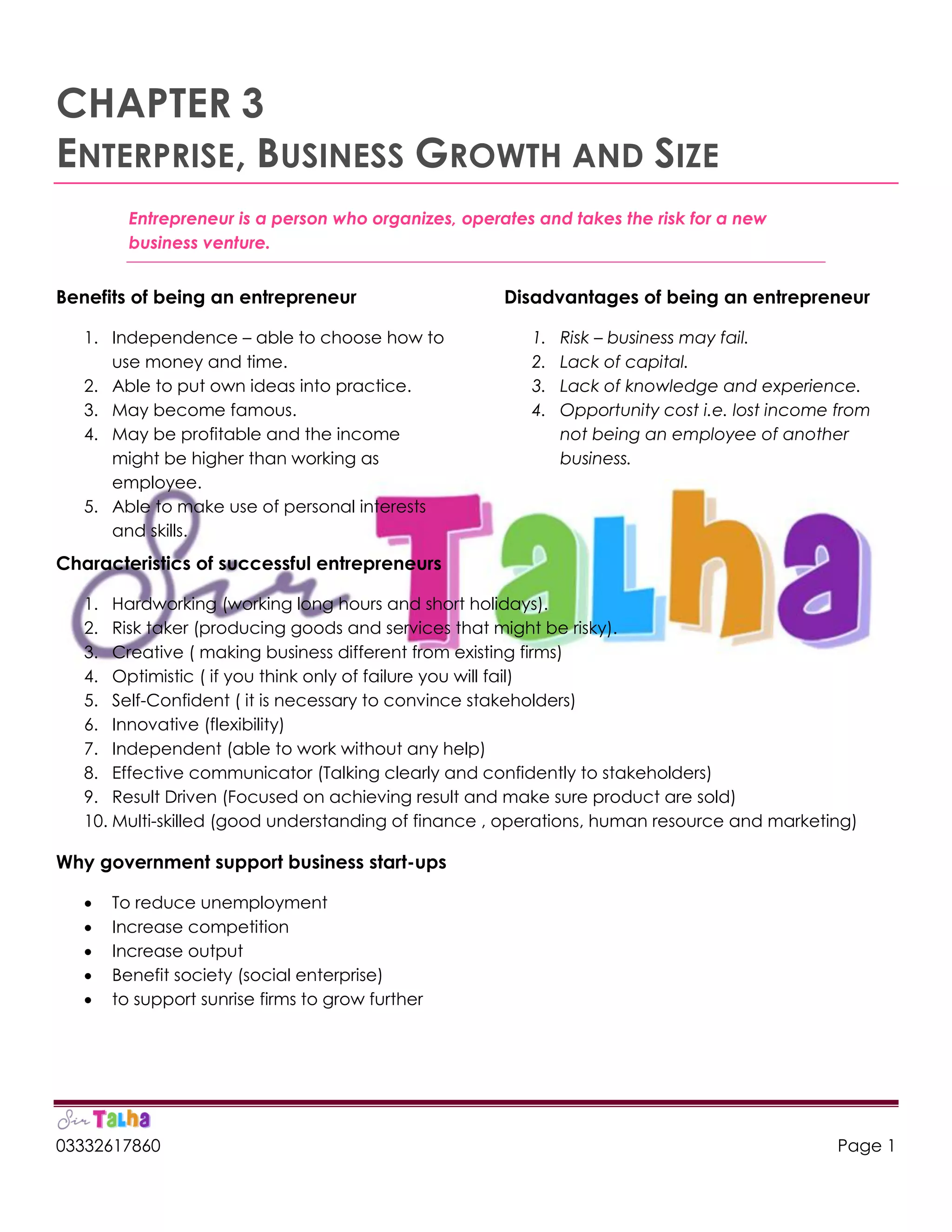 Chapter 3 enterprise | PDF