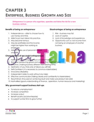 Chapter 3 enterprise | PDF