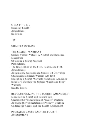 C H A P T E R 3Essential FourthAmendmentDoctrines10.docx