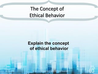 Chapter 3 Ethics and Social Responsibility 2014 | PDF