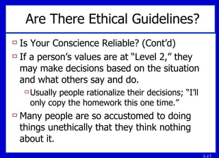 Chapter 3 Ethics First ppt | PPT