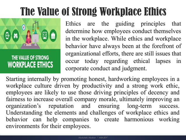 Chapter 3 Ethics in Workplace. (Business Ethics) pdf | PPT