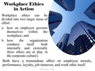 Chapter 3 Ethics in Workplace. (Business Ethics) pdf | PDF