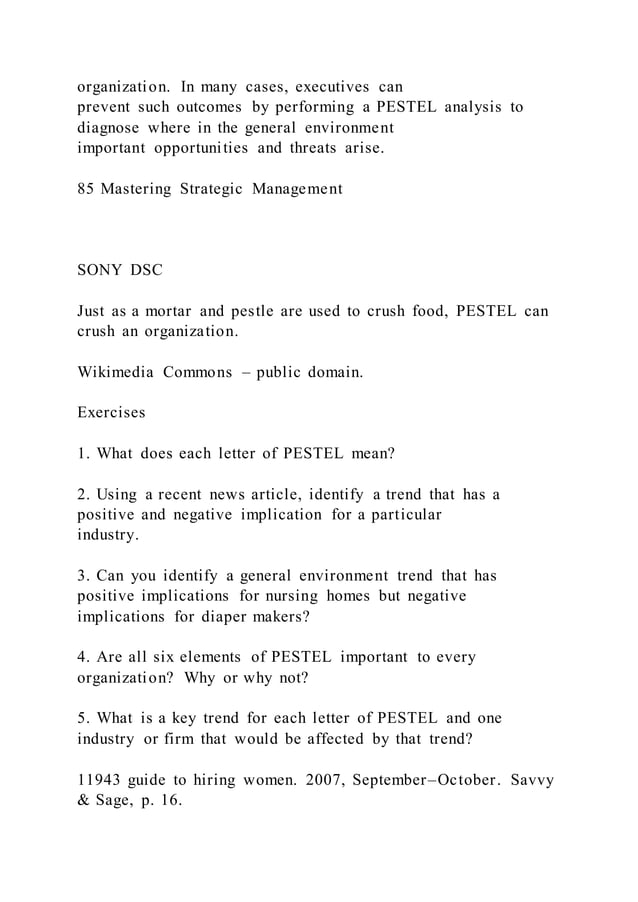Chapter 3 Evaluating the External EnvironmentChapter 3 E | PDF