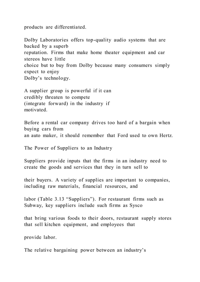 Chapter 3 Evaluating the External EnvironmentChapter 3 E | PDF