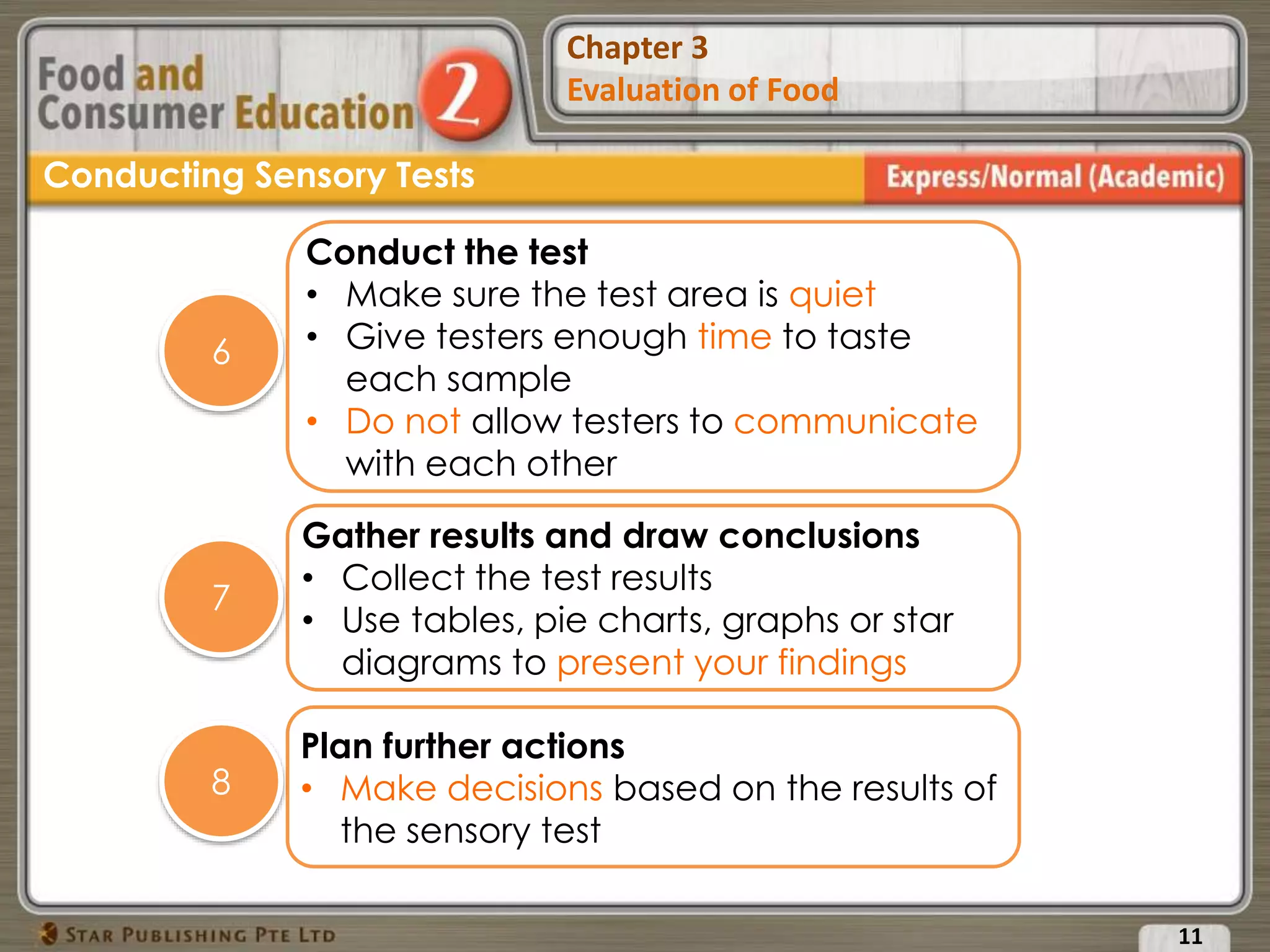 Chapter 3 Evaluation of Food | PPTX