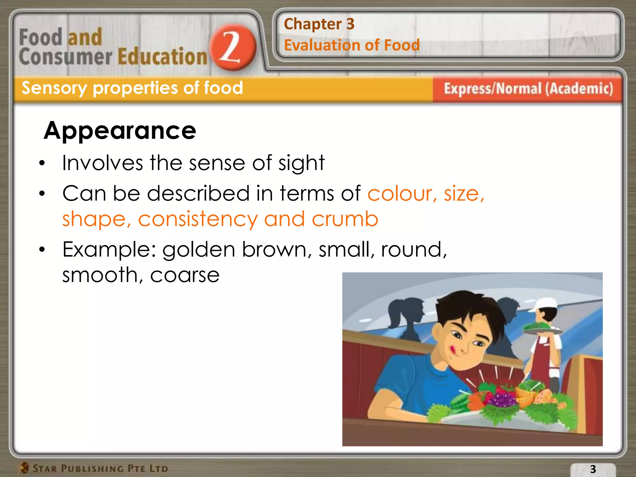 Chapter 3 Evaluation of Food | PPTX
