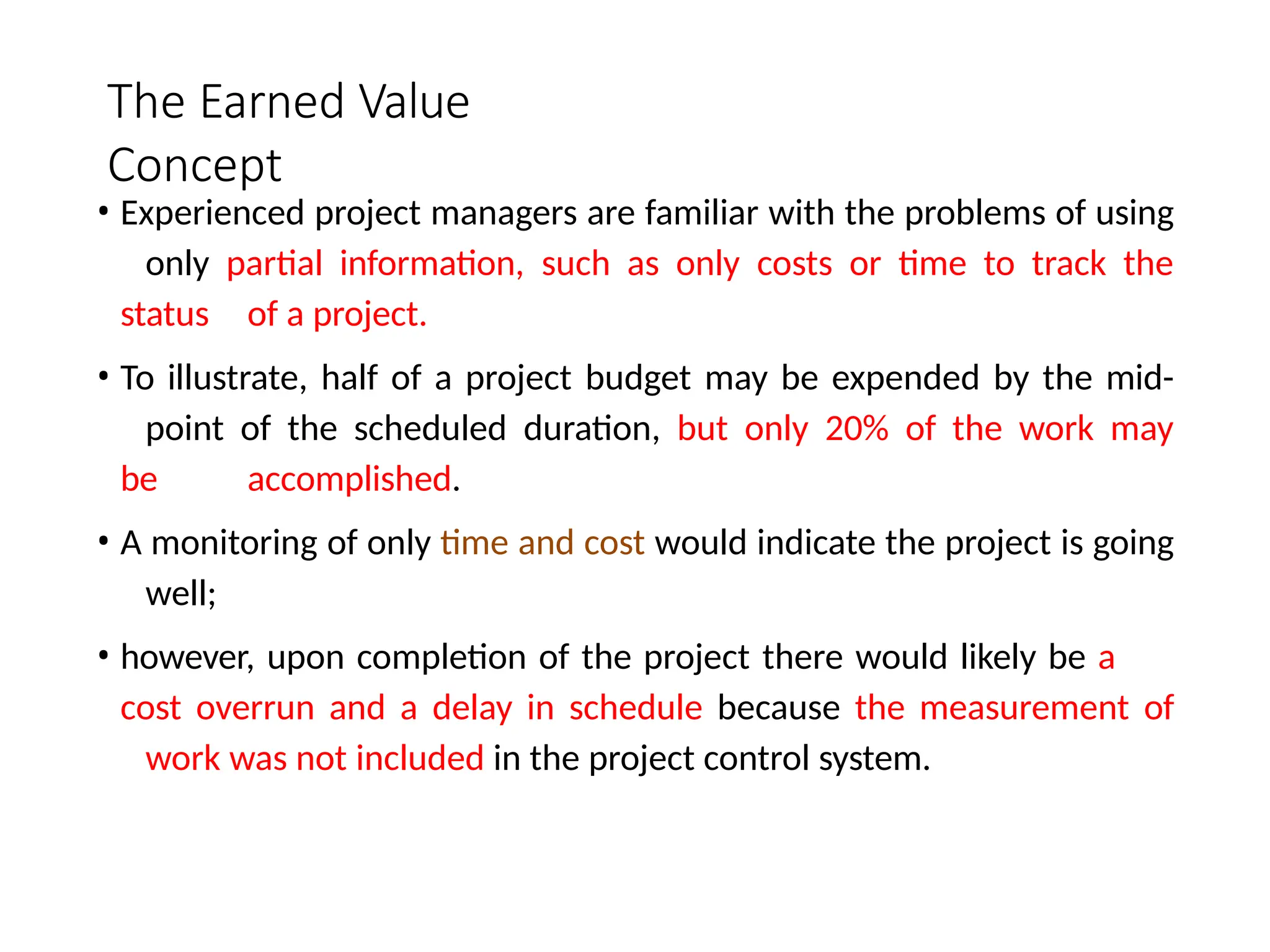 Earned Value Analysis in construction projects | PPTX