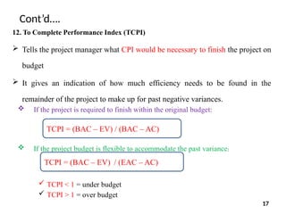 Earned Value Analysis in construction projects | PPTX