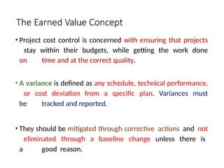 Earned Value Analysis in construction projects | PPTX