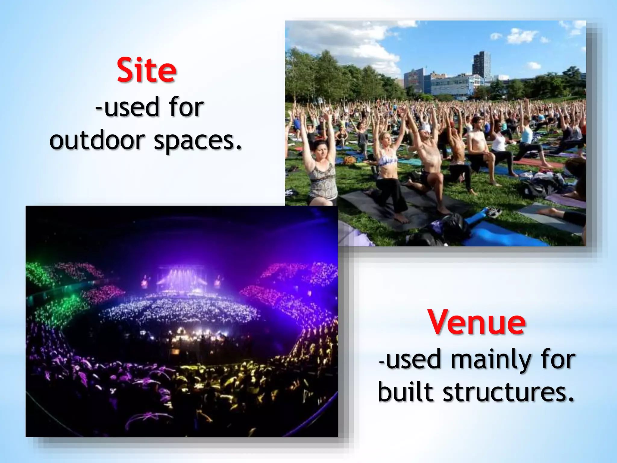 Chapter 3 Event Venues and Sites | PPTX