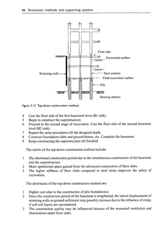 Chapter 3 excavation methods and lateral supporting systems | PDF